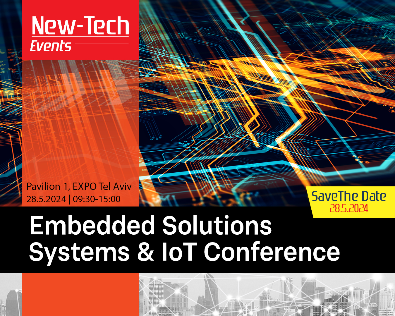 EMBEDDED&IOT2024_BANNER1080X1350 - New Tech Events